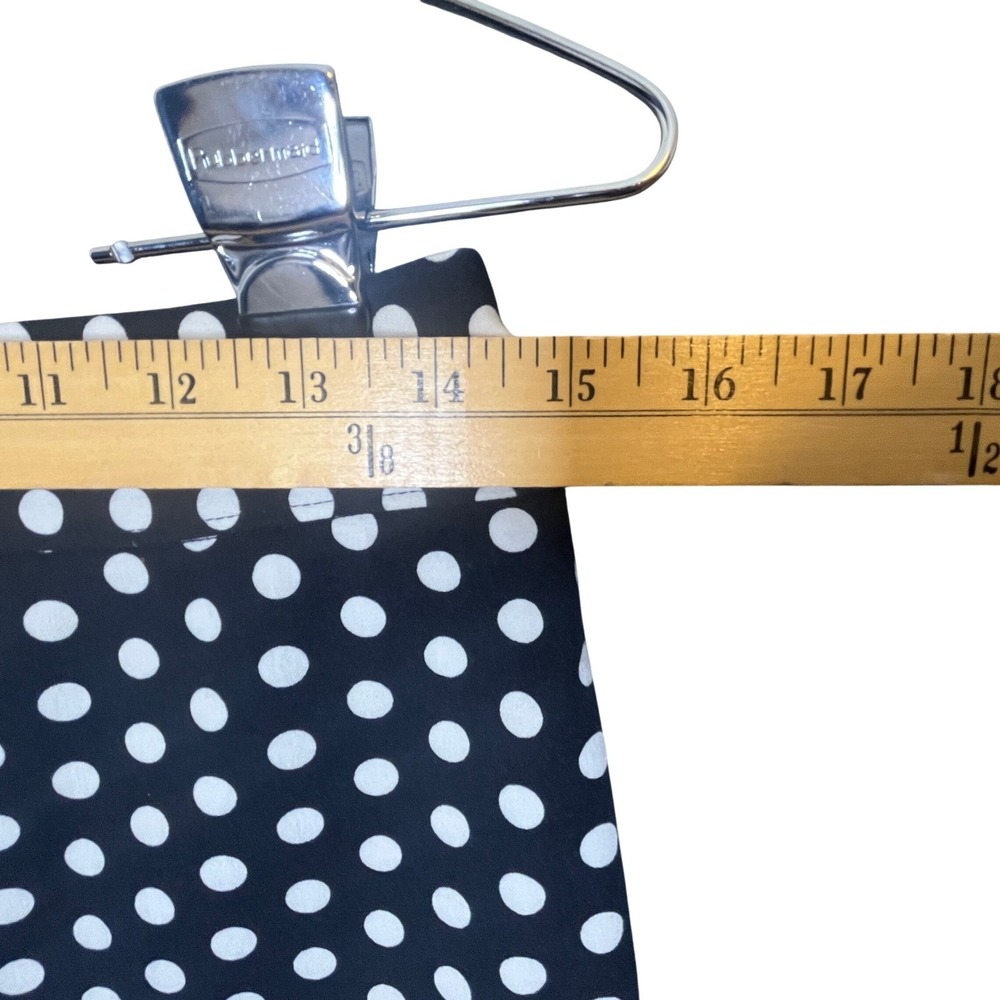 LOFT | Skirts | Loft Polka Dot Pencil Skirt Womens 2 Black White Retro ...
